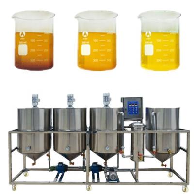 China Crude Palm Oil Refining Machine Small Oil Refinery Machine 380Volt for sale