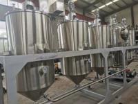 China ISO Crude Sunflower Oil Refining Machine Rice Oil Refinery Machine for sale
