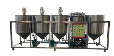 China ISO Crude Sunflower Oil Refining Machine Rice Oil Refinery Machine for sale