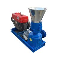 China Commercial Agricultural 2-12mm Wood Pellet Making Machine With Diesel Engine for sale