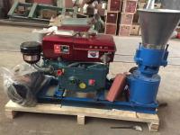 China Commercial Agricultural 2-12mm Wood Pellet Making Machine With Diesel Engine for sale