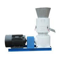 China Flat Die Wood Pellets Machine 1100kg/ H 800kg/ H Energy Saving Rustproof for sale
