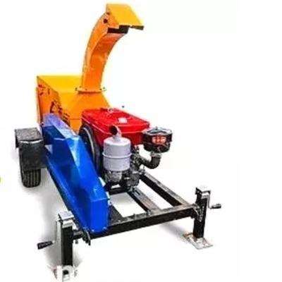 China Electric Start Wood Chipper Machine 80db Waste Wood Shredder 1 To 2ton/ H for sale