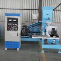 China 400kg/ H ODM Floating Fish Feed Pellet Machine Production Line 90mm Single Screw for sale