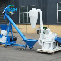 China Biomass fuel pellet production line wood pellet manufacture machine complete wood pellet mill line for sale