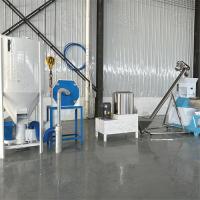 China Stainless steel fully automatic large fish feed pellet production line for sale