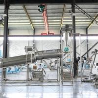 China Stainless steel fully automatic large fish feed pellet production line for sale
