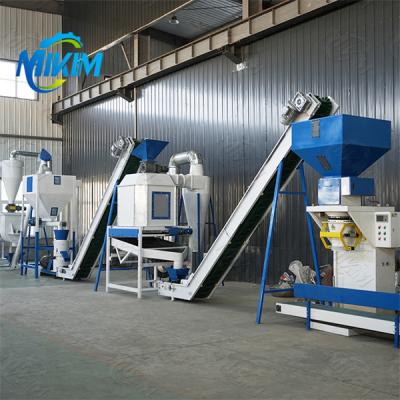 China Fully Automatic Efficient Farm Feed Pellet Production Line For Livestock Poultry for sale