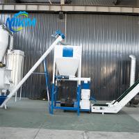 China Fully Automatic Efficient Farm Feed Pellet Production Line For Livestock Poultry for sale