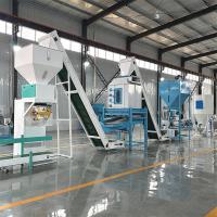China Ten Tons Per Hour  Poultry Cattle Sheep Chicken Feed Pellet Production Line for sale