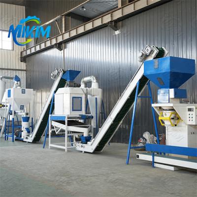 China Fully Automatic Feed Pellet Equipment For Pig Cattle Sheep Chicken Poultry Farming for sale