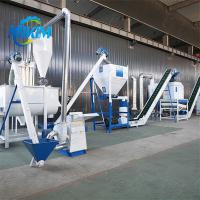 China Automatic feed pellet production line for chickens, ducks, cattle and sheep 25TPH poultry feed production line for sale