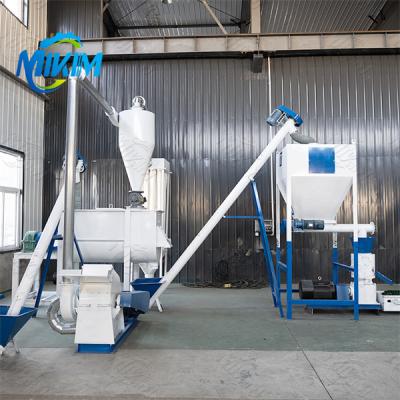 China Low-cost, high-yield, fully automatic feed pellet production line suitable for farms of all sizes. for sale