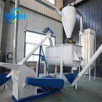 China Duck feed pellet production line is suitable for chickens, ducks, and sheep. It is fully automatic, low-cost, and high-yield. for sale
