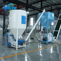China For breeding and feed mills, this is a new type of fully automatic feed pellet production line with low cost, high profit and simple operation. for sale