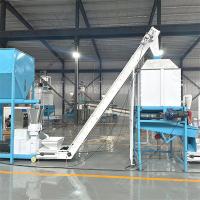 China Energy-saving feed pellet production line fully automatic equipment, suitable for poultry farms of various sizes, highly automated. for sale