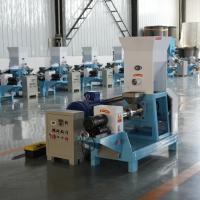 China Floating Fish Food Manufacturing Machine Electric Heating for sale