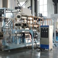 China Twin Screw Food Fully Automat Shrimp Fish Feed Pellet Processing Machine Fishing Food Extruder Floating Fish Feed Machine for sale