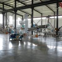 China 1.8t/ H Full Automatic  Fish Feed Pellet Machine Maker Mill 50hz 132kw for sale