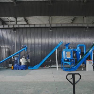 China Automated Sawdust Pellet Machine 11kw Poultry Manure Pellet Machine for sale