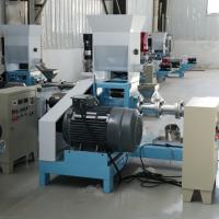 China 18.5kw Small Electric Fish Feed Extruder Machine 70mm Dia Screw for sale