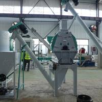 China Pet Food Rice Husk Pellet Processing Equipment for Small Feed Cotton Stalks Grass for sale