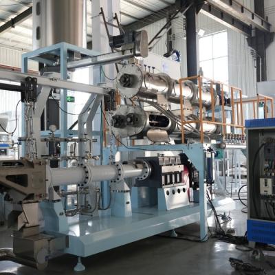 China 2ton/ H 115KW Pedigree Dog Food Pet Feed Production Line  20×1.2×2.2mm for sale
