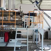 China Floating Fish Feed Pellet Extruder 120 - 1200kg/H Electricity Heating for sale