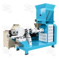China MIKIM 200-300kg/h Floating Fish Feed Pellet Extruder mchine for Farm Use Custom Voltage 22kw Power for sale