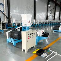 China Single Screw Floating Fish Food Pellet Maker Machine, Floating Animal Shrimp Fish Feed Extruder Float Feed Extrud Making Producing Machine in Nigeria for sale