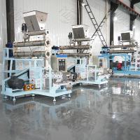 China Big Capacity 1-4T/H Single-Screw pet food extruder floating fish feed pellet making machine for sale for sale