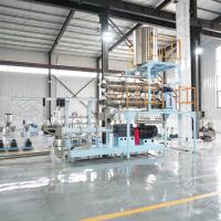 China low price Floating Fish Feed Pet Food Feed Wet Twin Screw Extruder Puffing Machine for sale