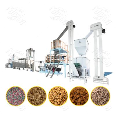 China CE certified Electric Fish Feed Extruder Machine Single Screw Fish Feed Fxiruder Machine for Fish and Pet Feed Pellets for sale for sale