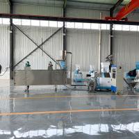 China Dry Wet Pet Food Automatic Single Screw Shrimp Feeding Machine Extruder Shrimp for sale