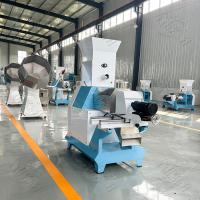 China Single-Screw Floating Fish Feed Pellet Maker Machine Dry Type Pet Dog Cat Food Pellet Making Machine for Animal Poultry Livestock Feeding for sale