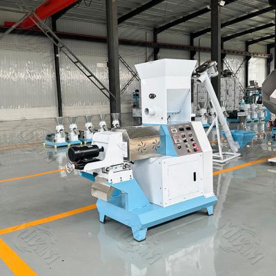 China Single-Screw Floating Fish Feed Pellet Maker Machine Dry Type Pet Dog Cat Food Pellet Making Machine for Animal Poultry Livestock Feeding for sale