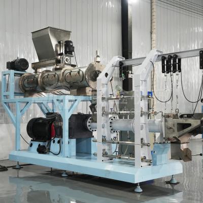 China Hot Selling wet Type Floating fish feed extruder machine Twin screw sinking fish feed making machine Pet Food Floating Fish Pellet Making Machine Processing Line for sale