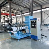 China Stainless Steel Fish Feed Extruder Machine with 100-2000 kg/h Capacity and Automatic Feeding for Pet Food Pellet Making for sale