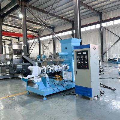 China 300-400kg/hour Automatic Dry Type Fish Feed Extruder Dog Food Extruder Floating Fish Feed Pellet Machine for sale for sale