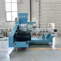 China Stainless Steel Fish Feed Pellet Machine with 100-2000 kg/h Capacity and Automatic Feeding for Pet Food Extruder for sale