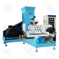 China Stainless Steel Fish Feed Extruder Machine with 100-2000 kg/h Capacity and Automatic Feeding for Pet Food Processing for sale