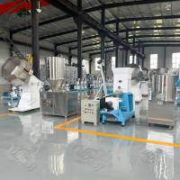 China Fish Feed Production Equipment: 200-1000KG/H Single-Screw Floating Fish Feed Extruder Machine For Sale for sale