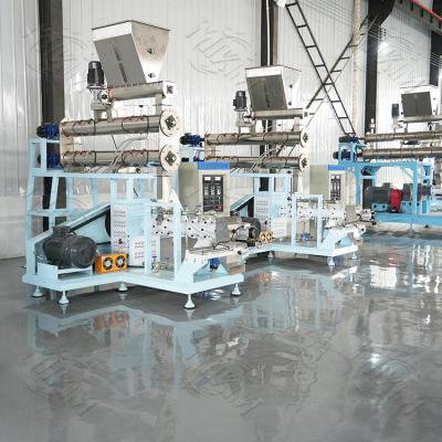 China Hot Sale 0.1-6ton/h Dry Wet Pet Dog Cat Food Fish Feed Pellet Extruder Producing Machinery Plant Wet Type Tilapia Floating Fish Feed Mill Pellet Twin Screw Extruder Making Machine for sale