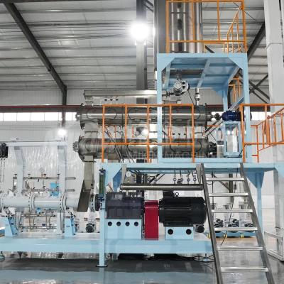 China MIKIM High Performance  Pet Food Twin Screw Extruder  Twin screw floating fish feed pellet making machine for sale