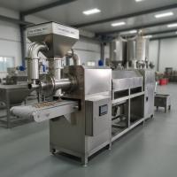 China Commercial 120KG/h Capacity Stainless Steel Floating Fish Feed Extruder Machine with Automatic Feeding for Pet Food Production for sale
