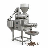 China Stainless Steel Fish Feed Pellet Machine with 100-2000 kg/h Capacity and Automatic Feeding for Pet Food Extrusion for sale