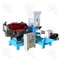 China 150-300kg/h Diesel Single Screw Floating Fish Food Pellet Maker Machine in Uganda for sale for sale