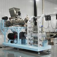 China 1.2-1.5 T/H Twin-Screw Floating Fish Feed Extruder for sale