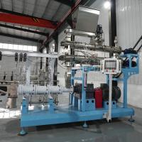 China 1.2-1.5 T/H Twin-Screw Floating Fish Feed Extruder for sale