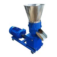 China 5mm Small Scale Cow Poultry Feed Pellet Machine SKF Bearing 350kg/ H 450kg/ H for sale